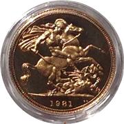 1981 Gold Sovereign Proof - CoinsNotebook