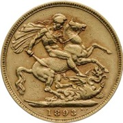 1893 Gold Sovereign LON – CoinsNotebook