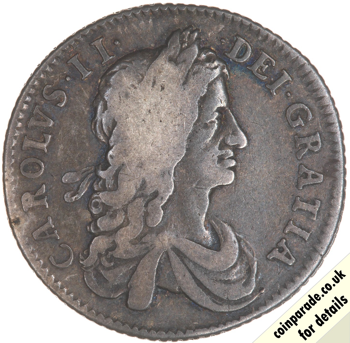 1663 Shilling - Charles II (Milled, First Bust) - CoinsNotebook