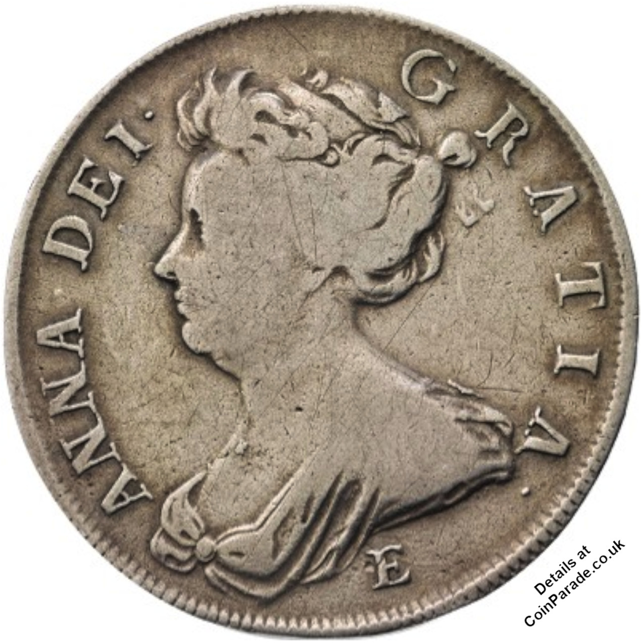 1707 Half Crown - Anne - CoinsNotebook