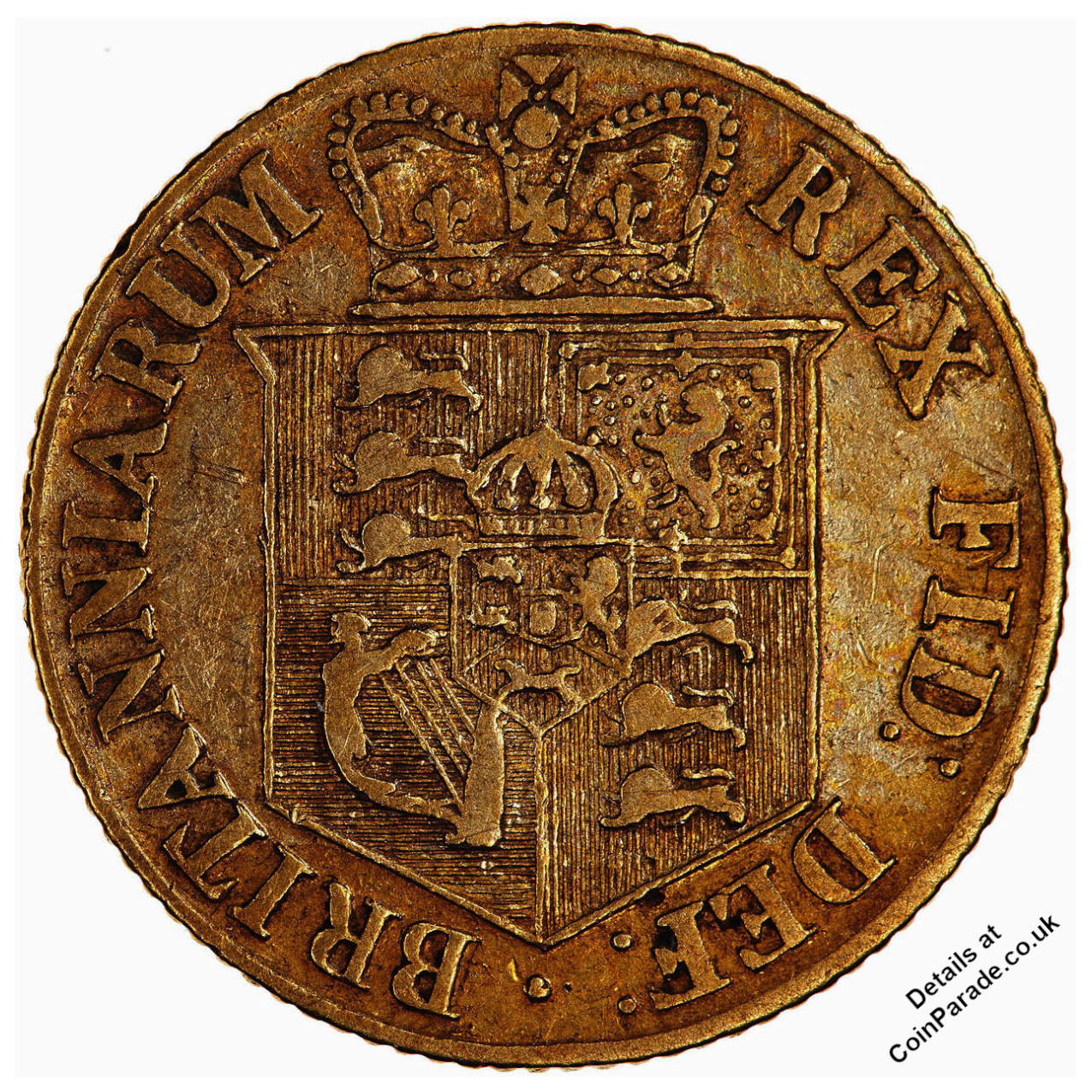 1818 Half-Sovereign George III - CoinsNotebook
