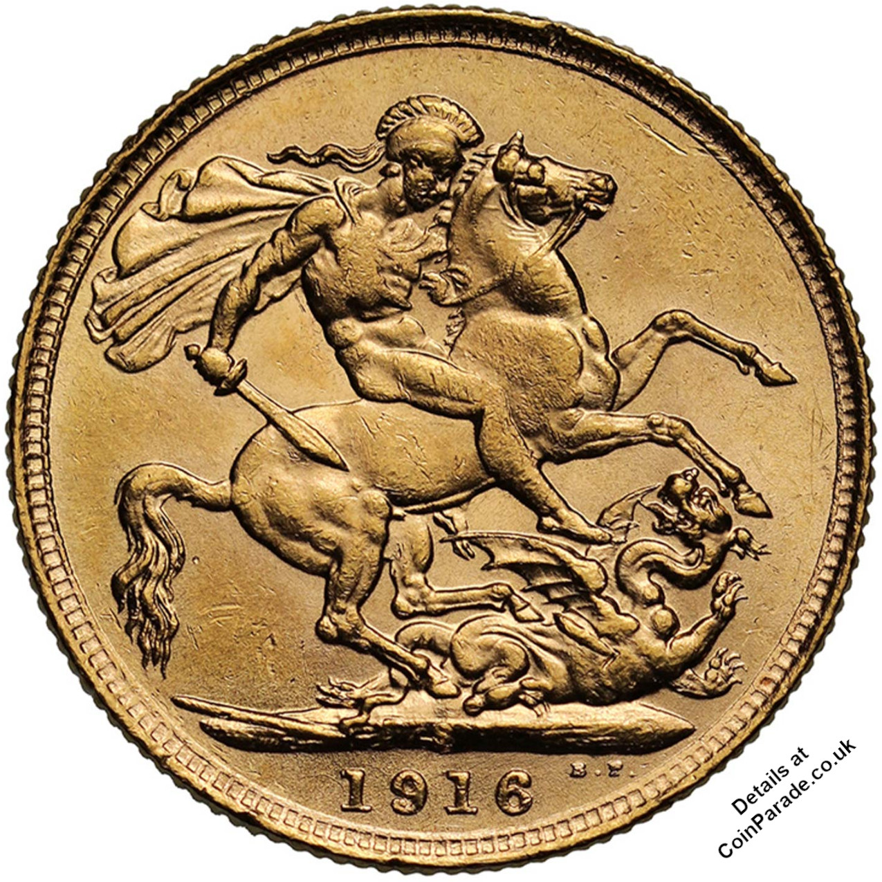1916 Gold Sovereign Sydney George V - CoinsNotebook