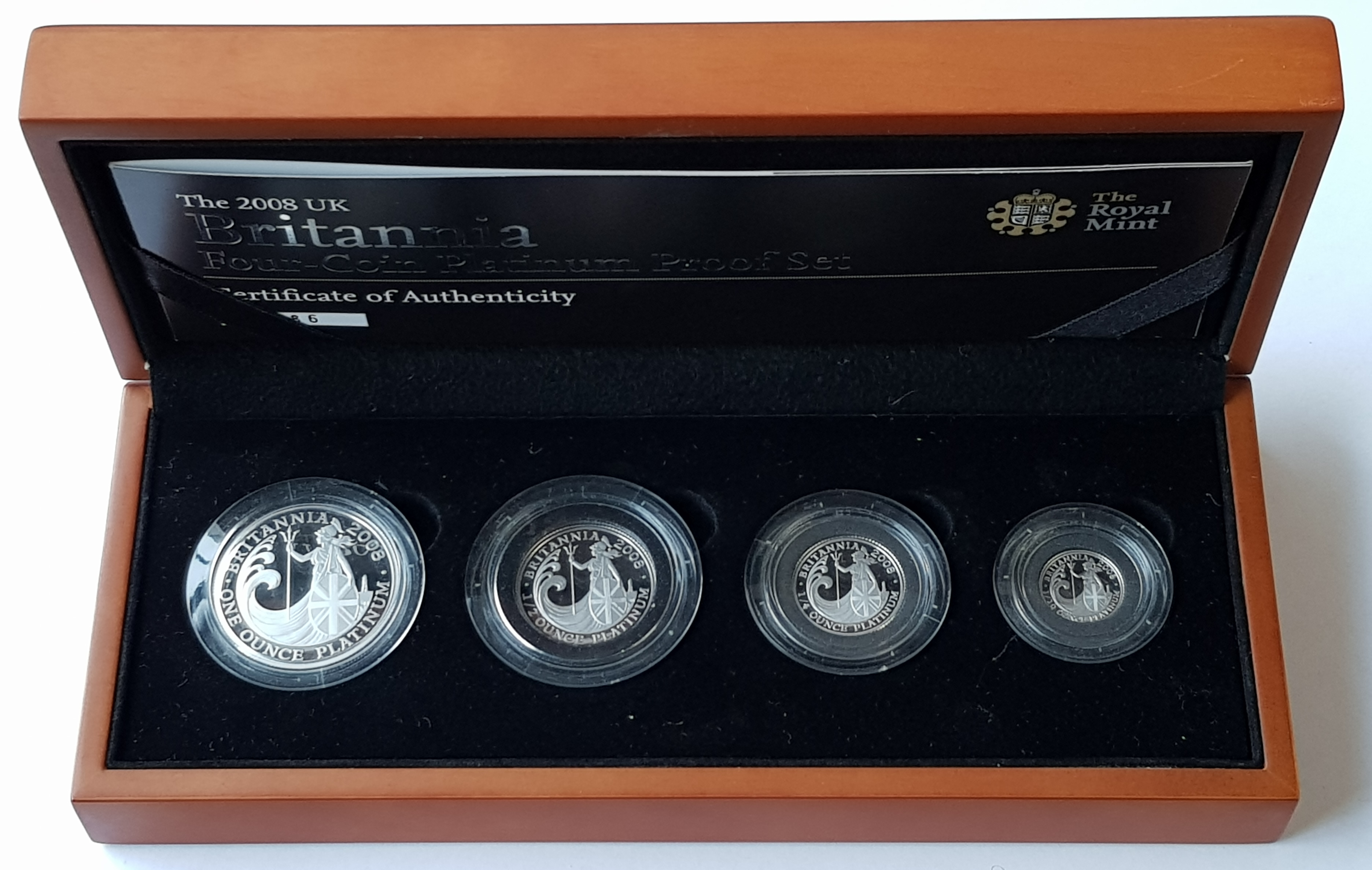 2008 Platinum Proof Britannia Set - CoinsNotebook