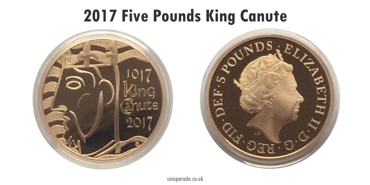 King Cnut (Canute) and the 2017 Gold 5 Pound Coin - CoinsNotebook