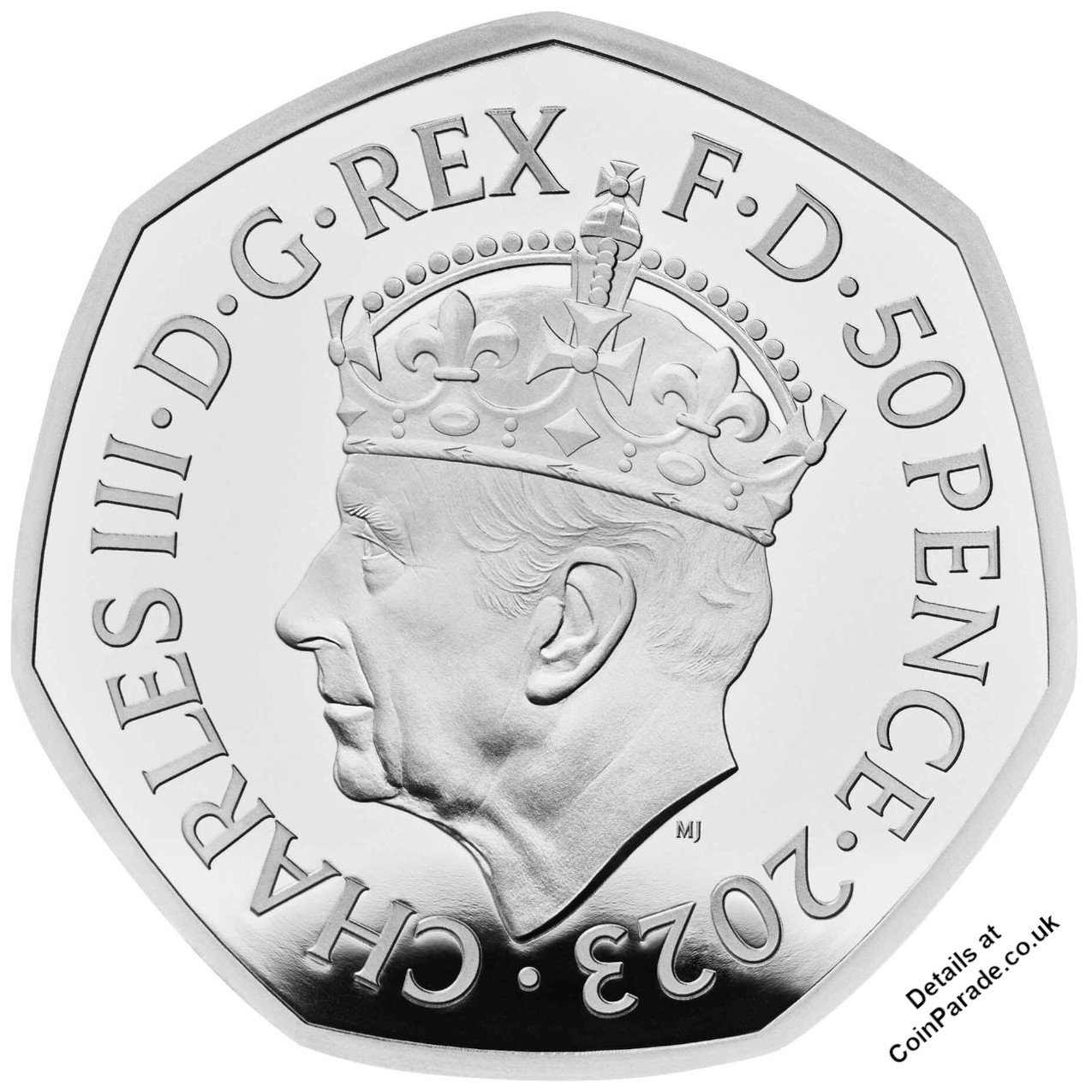 2023 Charles III Coronation 50p - CoinsNotebook