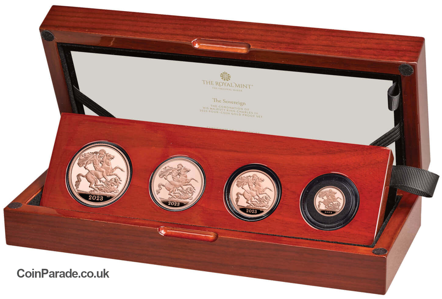 2023 Gold Sovereign Coronation 4-Coin Set of King Charles III ...